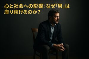 椅子に座り続ける男 — 健康・心理・社会の観点から読み解く“座る”状態の深淵 - 整体ライフ