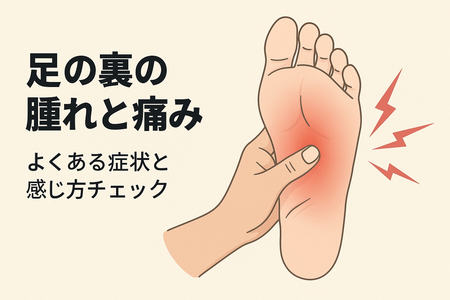 足の裏 腫れ 痛み｜原因・症状チェック＆自宅でできる対処法を専門家が解説 整体ライフ 3772